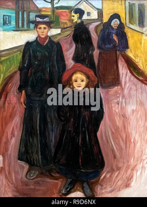 Four Stages Of Life by Edvard Munch 1902. the Bergen Art Museum in ...