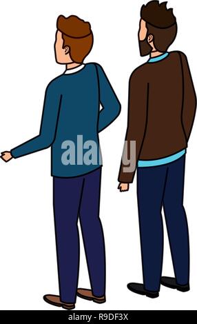 elegant businessman back avatar character Stock Vector Image & Art - Alamy