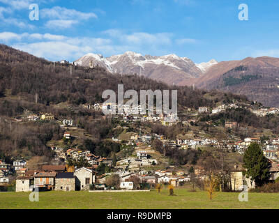 Dongo, Italy - December 22, 2018: Amphibious vehicle in navigation at ...