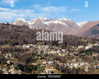 Dongo, Italy - December 22, 2018: Panorama of the ancient village at ...