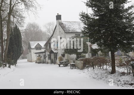 Bush Pub Ovington Stock Photo - Alamy