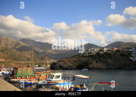 Tourist pirate ships in the port of Bali, Greece Stock Photo - Alamy