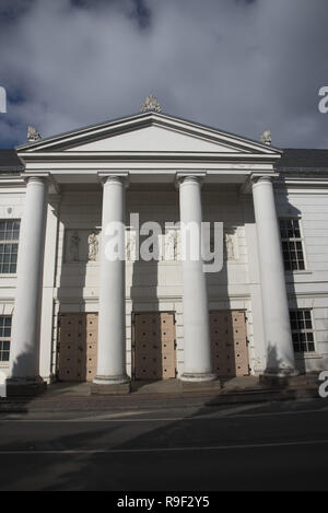 Theater, Putbus, Ruegen, Mecklenburg Vorpommern, Germany Stock Photo ...