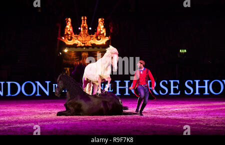 Santi Serra performs during day seven of the London International Horse ... Santi Serra performs during day seven of the London International Horse ...