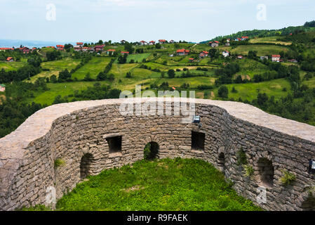 Srebrenik Fortress, Bosnia and Herzegovina Stock Photo - Alamy