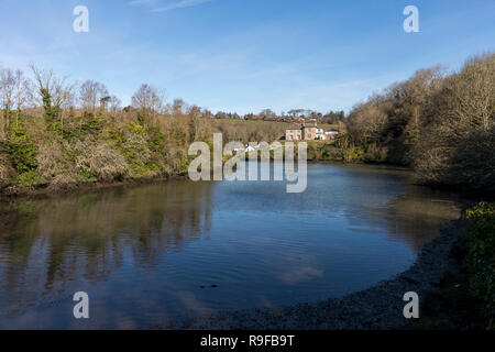 Porth Creek; Roseland; Cornwall; UK Stock Photo - Alamy