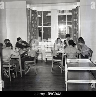 1968, at a south london boys boarding school, England, three schoolboys ...