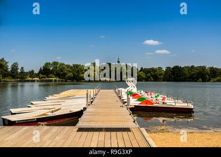 Boat landing stage Zwickau Stock Photo - Alamy