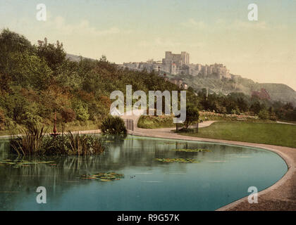 Dover, Castle 1890 Stock Photo - Alamy