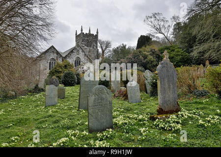 Veryan Church; Cornwall; UK Stock Photo - Alamy