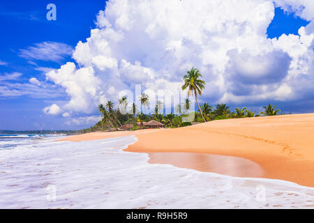 Beautiful beach of Sri Lanka,Tangale Stock Photo - Alamy