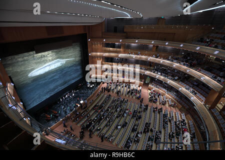 Interior of Mariinsky theatre in Saint Petersburg, Rrussia Stock Photo ...