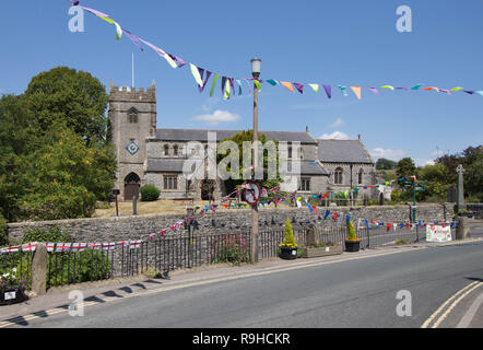 St Marys Parish Church at Ingleton a small town in the Yorkshire Dales ...
