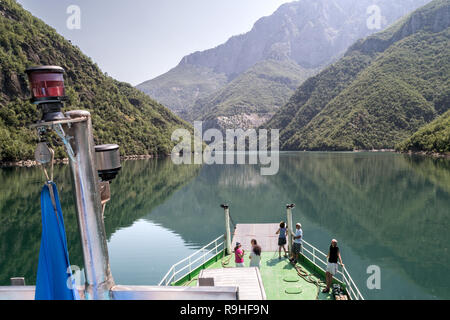 Lake Koman Ferry, Albania Stock Photo - Alamy