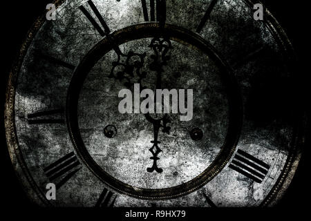 vanishing clock with roman numerals. concept is transient Stock Photo ...