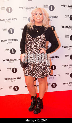 Katie Thistleton at the BBC Radio 1's Teen Awards, SSE Arena Wembley ...