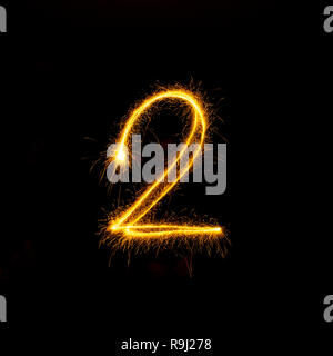 Fire alphabet number 9 nine isolated on black background Stock Photo ...