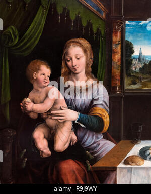 Joos- van Cleve - Madonna and Child Stock Photo - Alamy