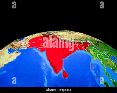 SAARC, member states, political map. The South Asian Association for ...