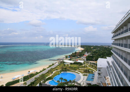 landscape of emerald beach in Motobu, Okinawa, Japan Stock Photo - Alamy