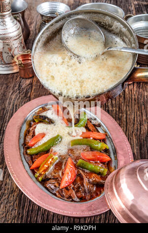 Iskender, translated as Alexander (the Great) Kebab is a well known ...
