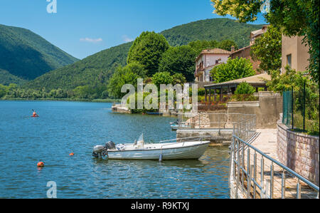 Panorama of Labro in the Italian province of Rieti Laziomedie Stock ...