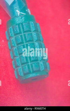 Old Soviet anti-infantry mine bomb POMZ-2, a Soviet-made stake mounted ...