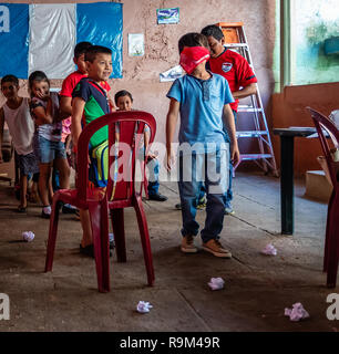 children playing games in Guatemala Stock Photo - Alamy