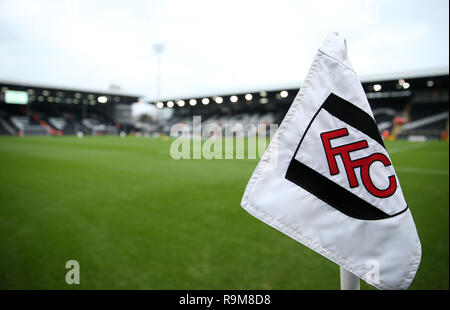 A general view of Craven Cottage prior to the Fulham v Nottingham ...
