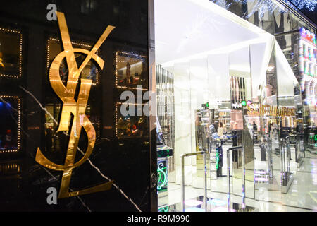 YSL flagship store on Old Bond Street, London, England, UK Stock Photo ...