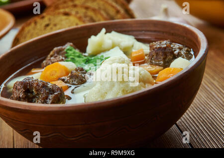 Frikadelli Supp, Estonian Meatball Soup, Estonian cuisine, Traditional ...