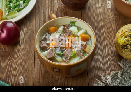 Smamat, Norwegian stew of various types of meat and vegetables in a ...