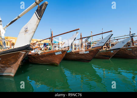Fishing boats in harbour in Kuwait city Stock Photo - Alamy