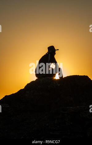 Sunset at Napier Downs, a cattle station in remote Western Australia ...