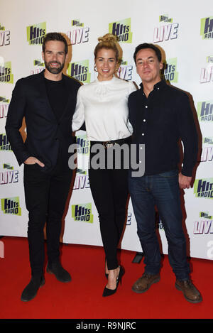 Gethin Jones and Gemma Atkinson at Hits Radio Live 2018 Manchester ...