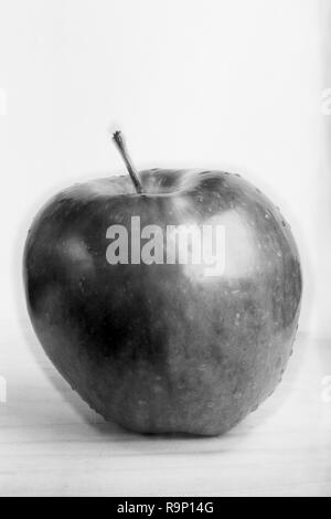 An apple. Double exposure. Near-IR film Stock Photo - Alamy