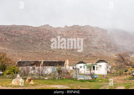 LANGKLOOF, SOUTH AFRICA, AUGUST 27, 2018: Langkloof Village in the ...