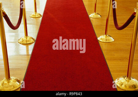 Velvet Ropes and Red Carpet, USA Stock Photo - Alamy