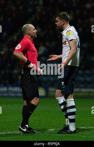 Josh Earl #3 of Preston North End in action during the game Stock Photo ...