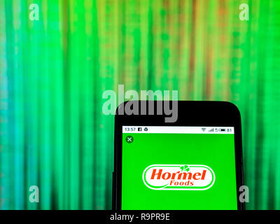 Hormel Food company logo seen displayed on smart phone Stock Photo - Alamy