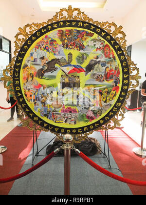 Manila, Philippines. 18th Mar, 2012. Bronze statues Dr. Jose Rizal, Fr ...