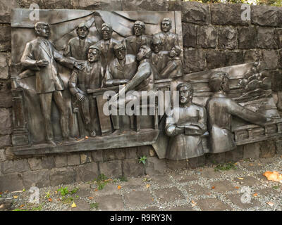 Bronze statues Dr. Jose Rizal, Fr. Antonio Rosell and Lt. Luis Taviel ...