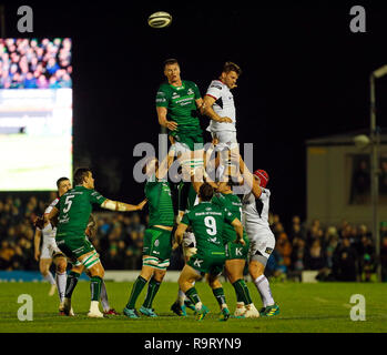 Galway Sportsground, Galway, Ireland. 28th Dec, 2018. Guinness Pro14 ...