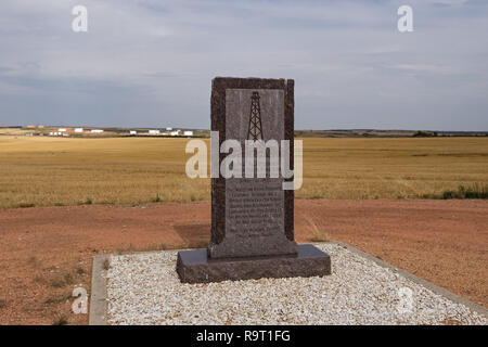 Tioga, North Dakota, USA. 8th Sep, 2018. Hess Corporation gas ...