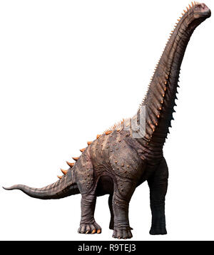 Alamosaurus dinosaur, illustration Stock Photo - Alamy