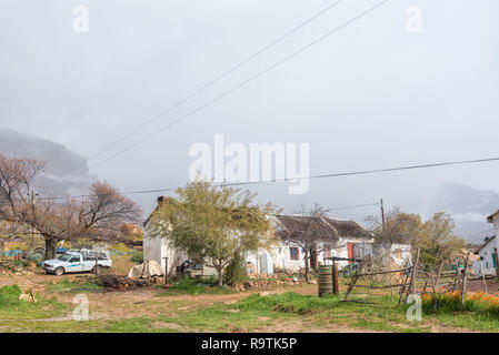 LANGKLOOF, SOUTH AFRICA, AUGUST 27, 2018: Langkloof Village in the ...