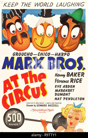 Film Still/Publicity Still of "At the Circus" Marx Brothers (Harpo ...