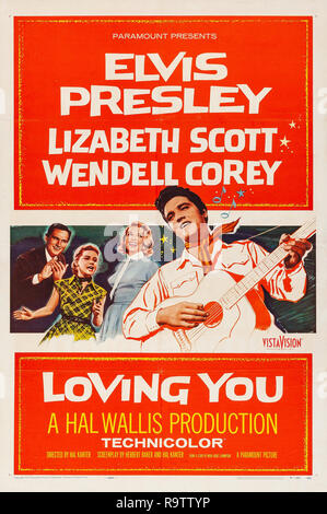 LOVING YOU 1957 Paramount film with Elvis Presley and Lizabeth Scott ...