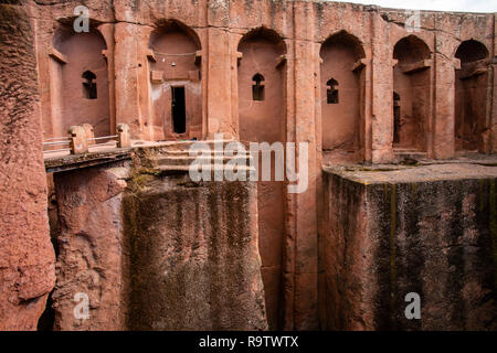 The Church of Gabriel-Rufael - Bete Gabriel-Rufael in Lalibela ...