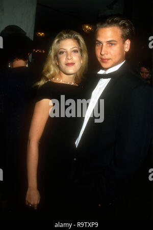 Tori Spelling, Nick Savalas, 1993, Photo By Michael Ferguson/PHOTOlink ...